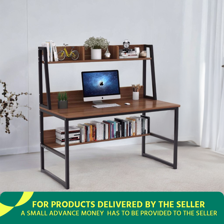 Multi-Purpose Computer Table Reading Desk, Metal Body Spacious Desktop ...