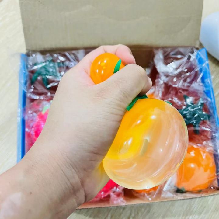 Adult and children's sensory tomato pressure ball Fidget Squishy toy ...
