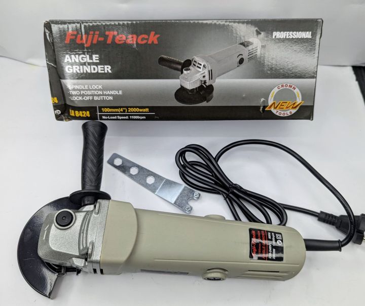 fuji teack angle grinder: 2000watt : voltage:220-240: frequency:50Hz no ...