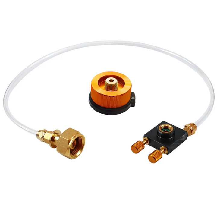 Camping Gas Stove Gas Refill Adapter Hiking Outdoor Burner Bridge card ...