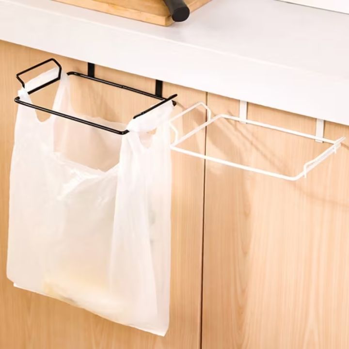 Sturdy Iron Kitchen Garbage Bag Holder Hook, Large-Diameter, Durable ...