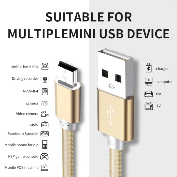 Mini USB Cable Mini USB to USB Fast Data Charger Cable for MP3 MP4 ...