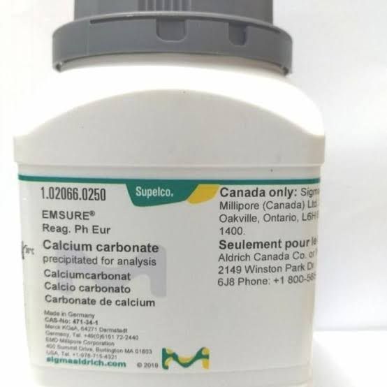 Calcium carbonate 500gm Merck Germany | Daraz.com.bd