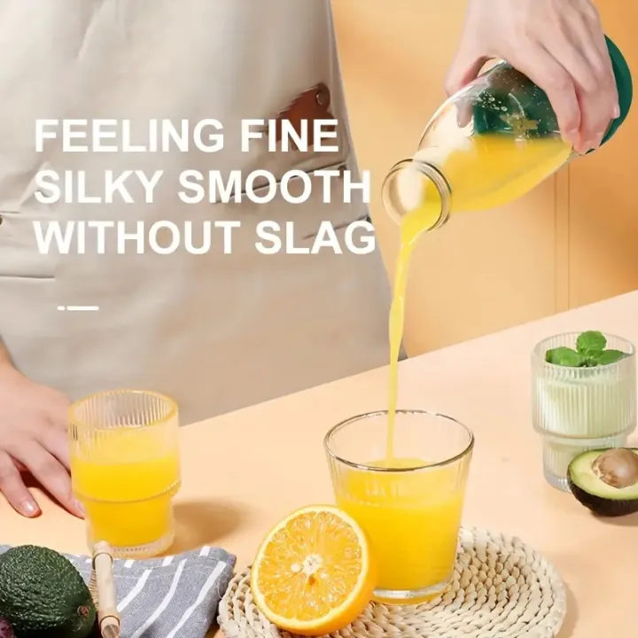 Electric Juicer Cup 6 Blades Blender Milkshake Machine USB Portable ...