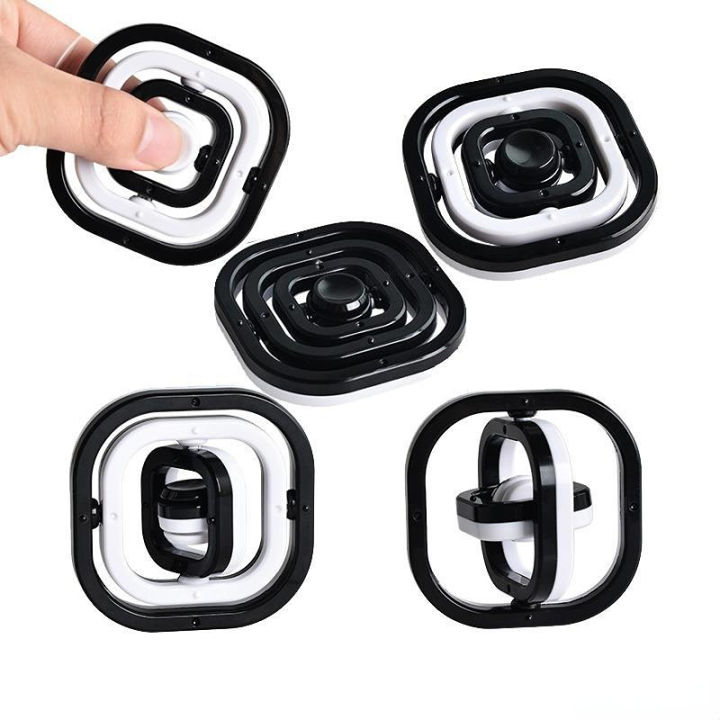 New Fidget Toys 3D Flip Finger Spinner Fingertip Gyro Autism Stress ...