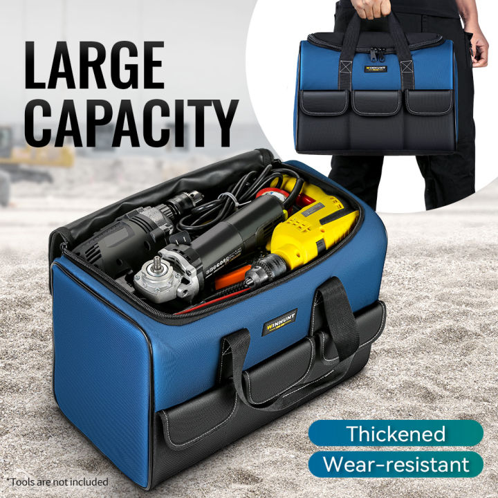 2025 New Tool Bag With 30% More Capacity Waterproof Multi Pockets Tool ...