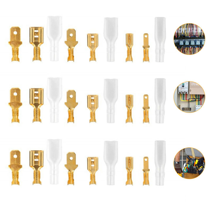 Cold Pressed Reed Terminals 2.8/4.8/6.3mm Insulated Male And Female ...