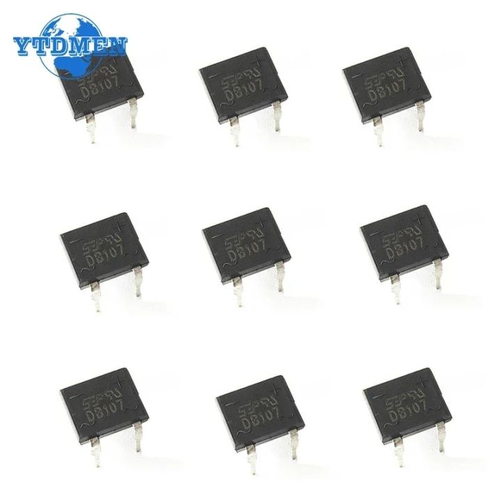 10/50PCS DB107 Diode Bridge 1A 1000V DIP4 Single Phases Diode Rectifier ...