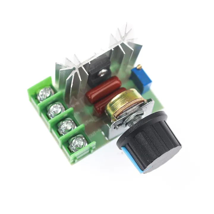 AC 220V 2000W SCR Voltage Regulator Dimming Dimmers Motor Speed ...
