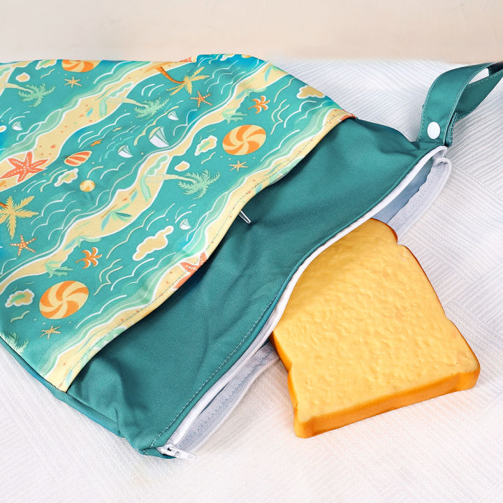 1PC 30*40CM Portable Baby Diaper Bag Waterproof Wet Dry Bag Stroller ...