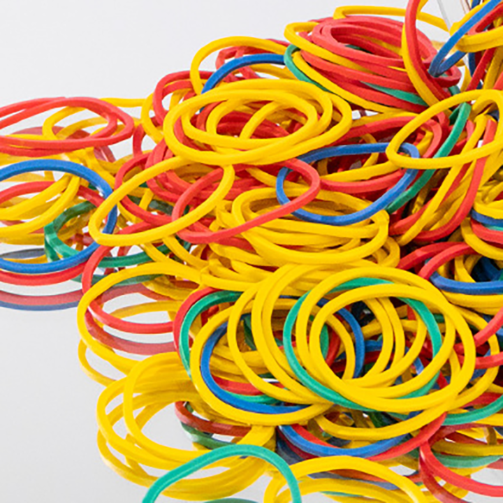 Colored Rubber Bands Elastic Rubber Bands Multi-Color Rubber Bands ...