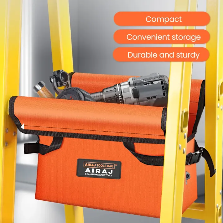 AIRAJ Oxford Cloth Telescoping Ladder Tool Storage Bag Waterproof ...