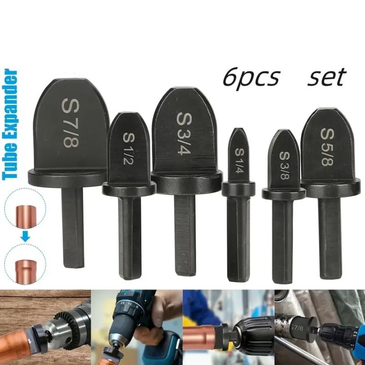 6pcs Triangular Handle Imperial Copper Tube Pipe Expander Set ...