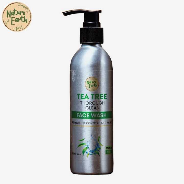 Naturo Earth Tea Tree Face Wash - 200 ml | Daraz.com.np