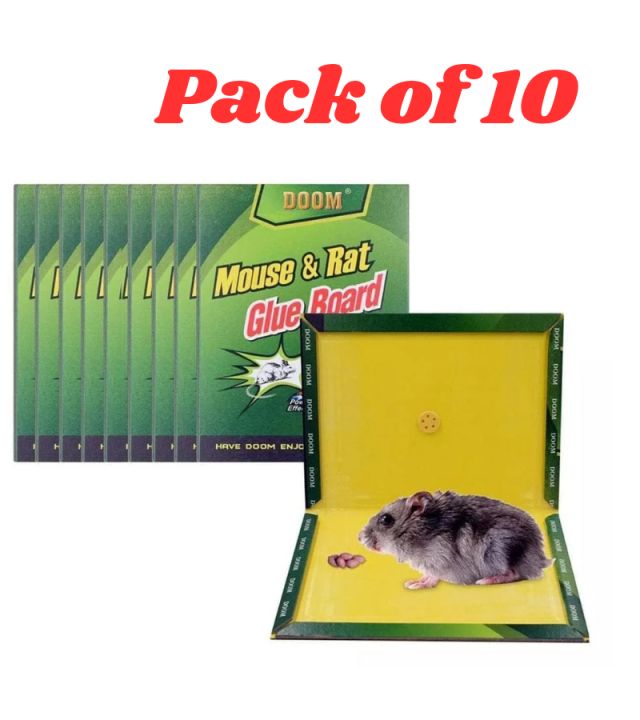 Pack of 3/5/10 Mouse Glue Trap - Mouse Glue Board - Rat Killer Trap ...