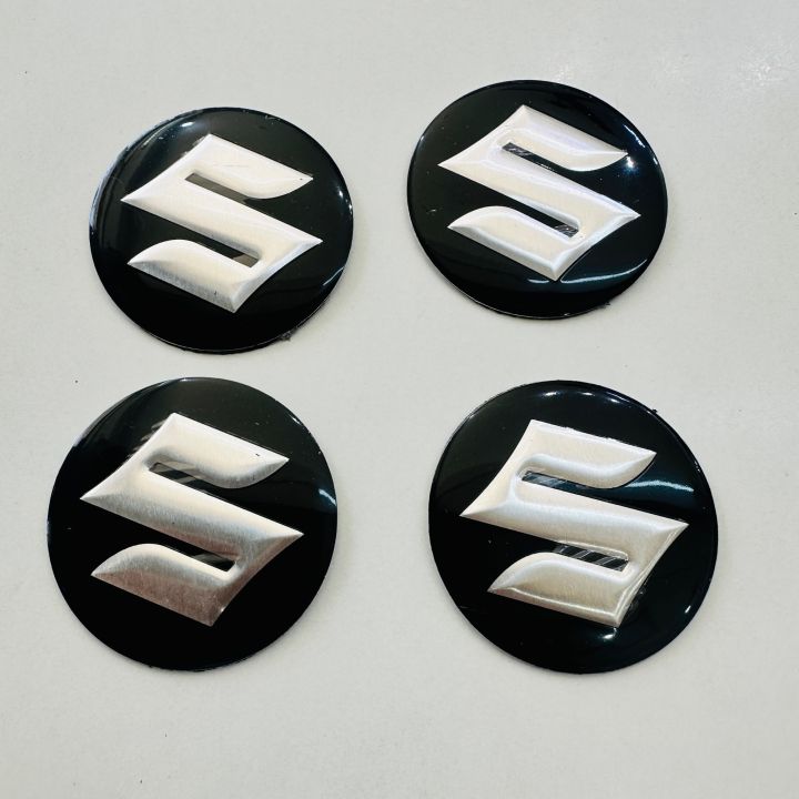Suzuki Logo Alloy Wheel Cap Stickers 4Pcs | Daraz.com.np