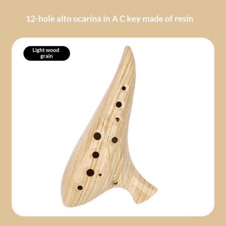 {NN72} 12 Hole Ocarina Instrument Ocarinas Alto C Tone Professional ...