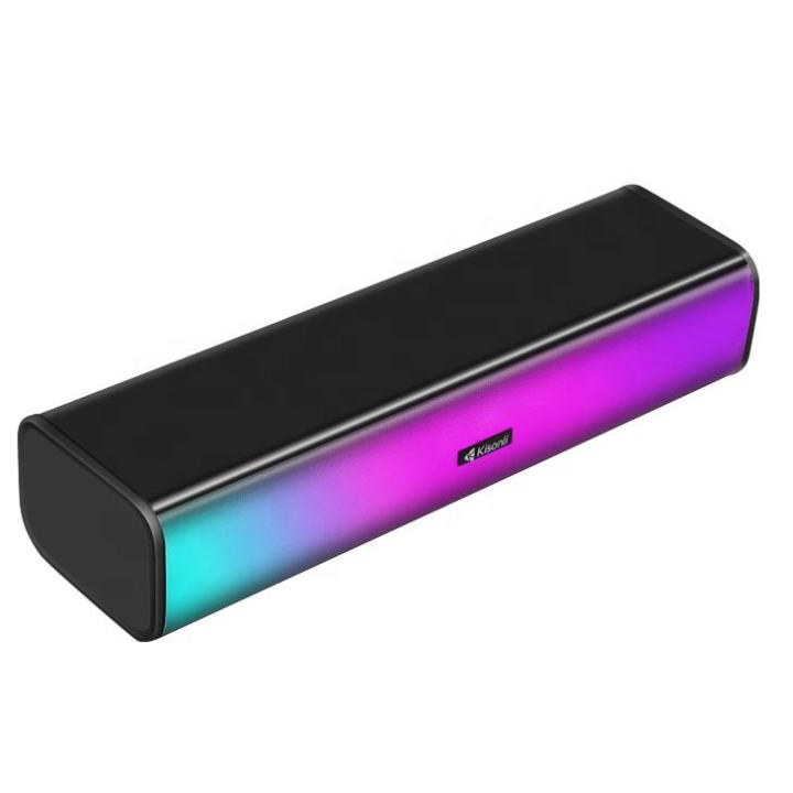 Kisonli I-630 RGB Bluetooth Speaker Portable Wireless USB Sound Bar ...