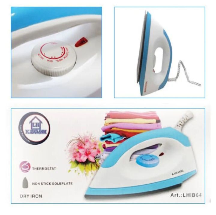 Non strick try iron with 1year warranty | Daraz.lk