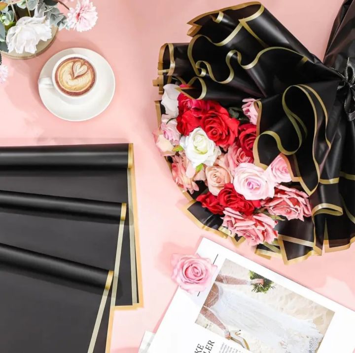 5/20 pcs Flower Bouquet Sheet Bundle Luxury Floral Gift Waterproof ...