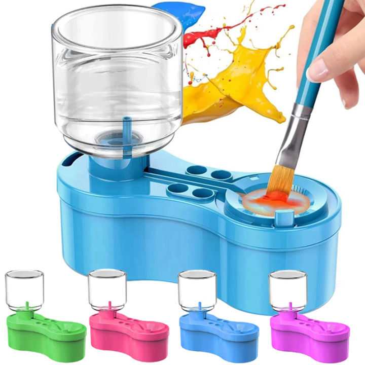 New Paint Brush Cleaner With Drain Button Automatic Water Circulation ...