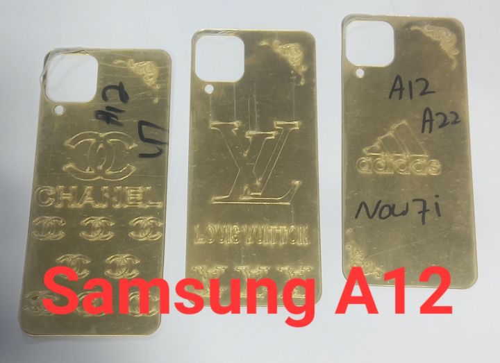 Samsung A12 goldan back sheet | Daraz.pk