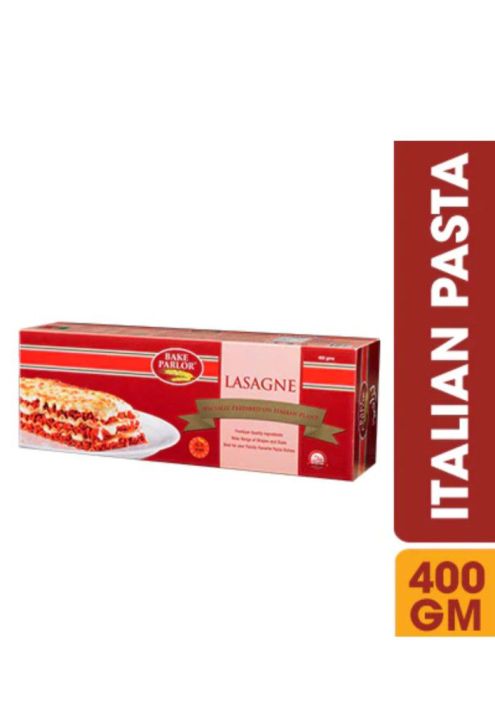1 box Italian Lasagne Pasta Sheets of 400 grams (100% Original plus ...