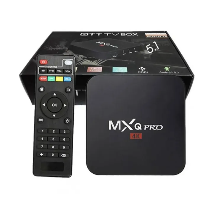 MXQ Pro TV Box 5G 4K 4GB/64GB TV Set Top Box Latest Android 11.1 ...