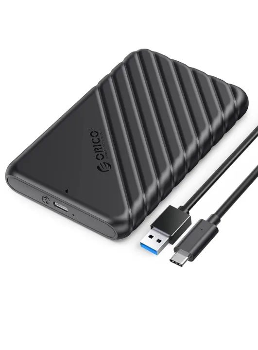 USB C Hard Drive Enclosure USB 3.1 Gen 1 to SATA III External Hard ...