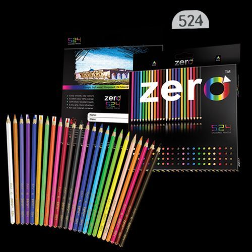 Zero 536 Wooden Crayon 24pcs Long Colors | Daraz.lk