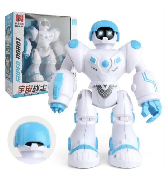 Music Dancing walk Lighting Robots for Kids Robotic Smart Robot Toy ...