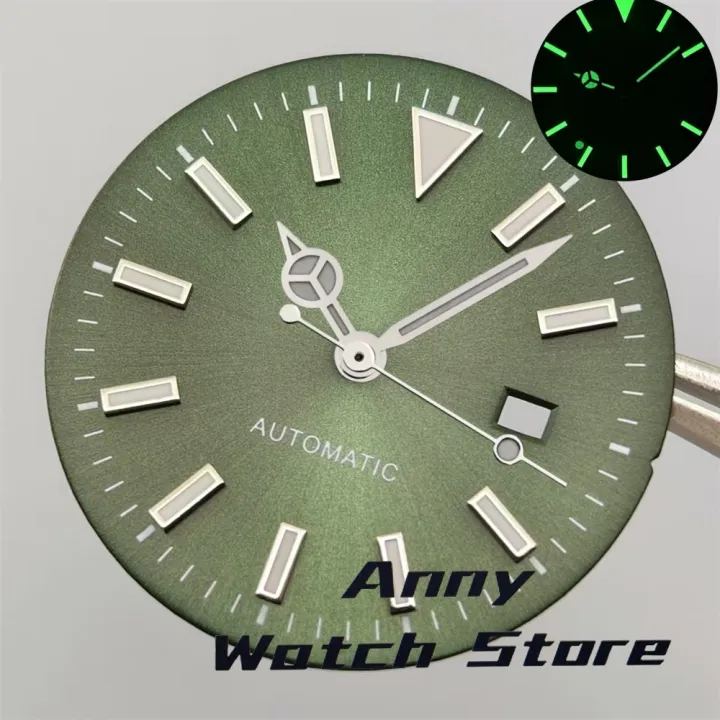 24.5mm Sunburst Women Watch Dial Hand Set White Gray Green Pink Gold ...