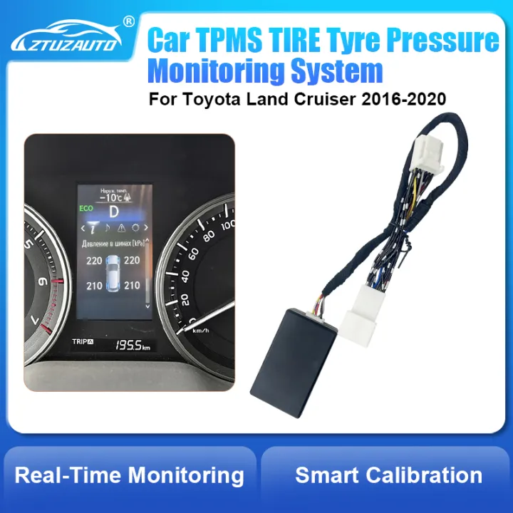 Smart Car TPMS Tire Digital LCD Display Auto Security Alarm Tyre Pressure Monitor For Toyota ...