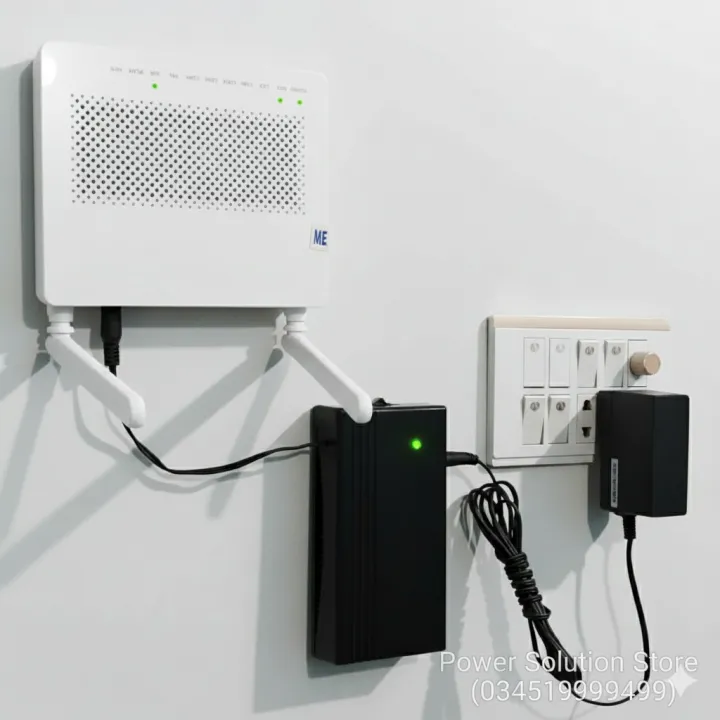 WiFi Router UPS Power Bank 12V - 1A 1.5A - 6 to 8 Hours Backup for TP ...