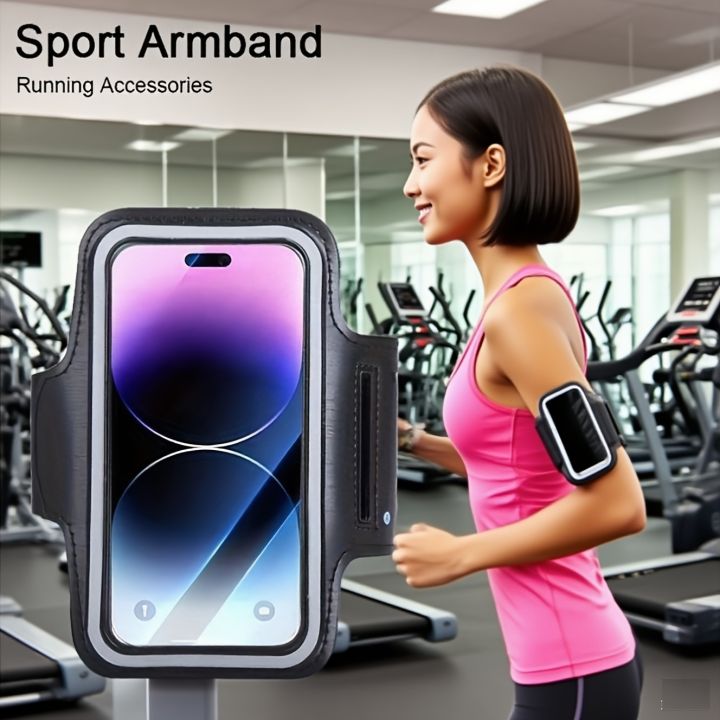 Adjustable Sport Phone Holder And Arm Band for iPhone 16 pro Max/15 pro ...