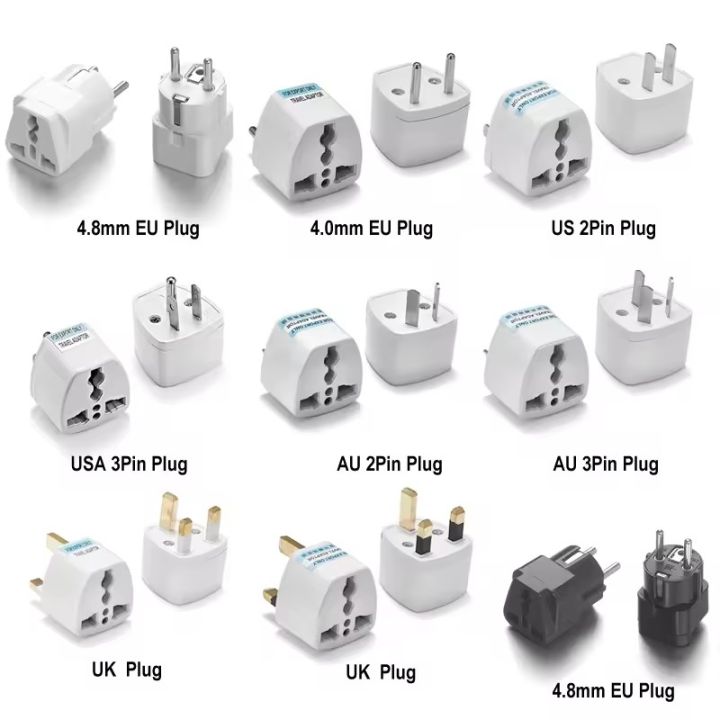 Universal Japan CN US Plug Adapter International AU UK EU To US ...