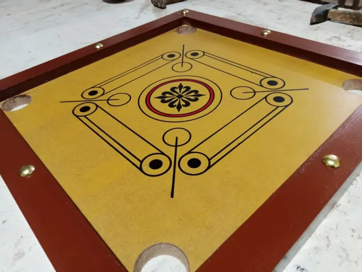 Carrom board game thick lasani sheet carrom board game full size by MIO ...