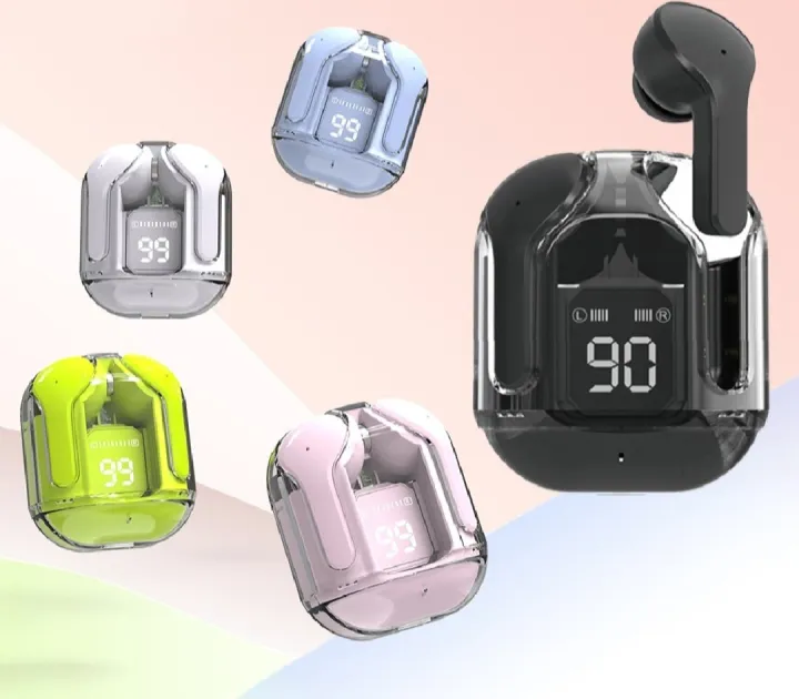 RC Ultra Pods Bluetooth 5.3 Earbuds, Stereo Sound, Touch Control, Flash ...