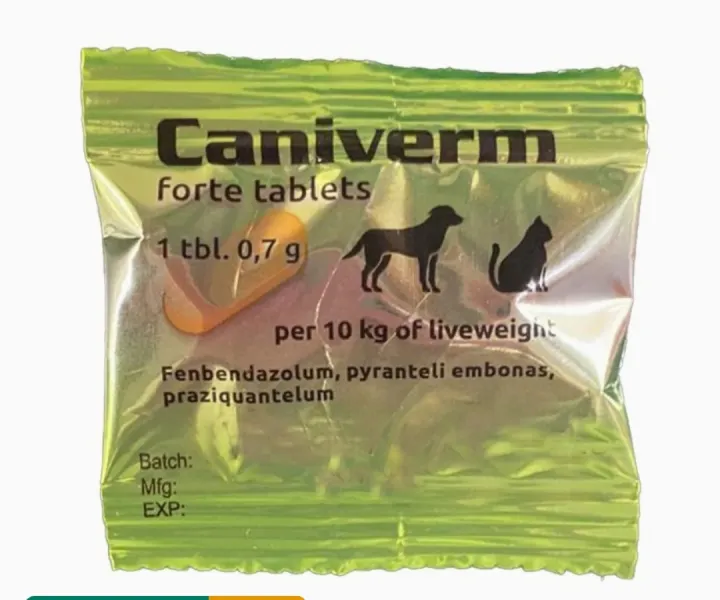 Caniverm Deworming Tablet (For Dog, Cat, Puppies & Kittens) - 1 Tablet ...