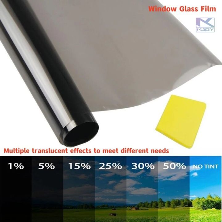 3Mx50CM VLT Black Car Window Foils Tinting Film Home Window Glass Solar ...