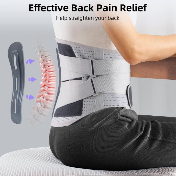 1PCS Back Brace for Lower Back Pain Relief-Bionic Lumbar Support Belt ...
