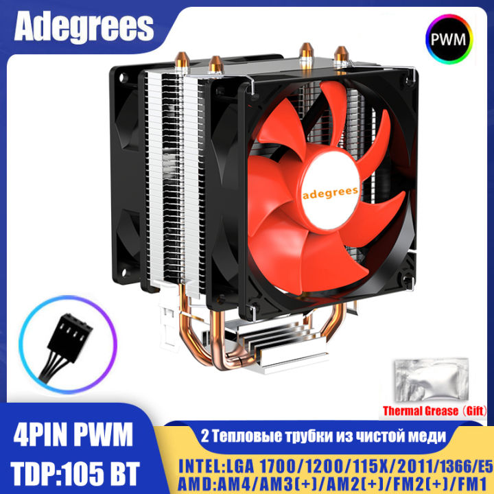 90MM CPU Cooler 4Pin PWM Quiet PC CPU Fan For Intel LGA 1150 1151 1155 ...