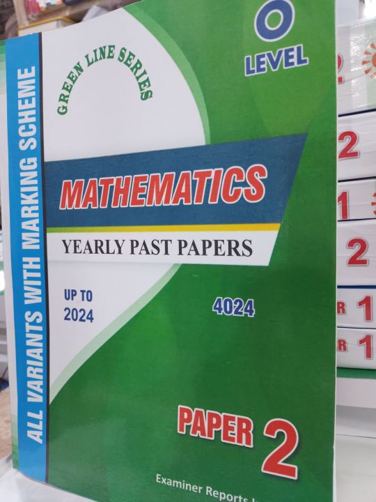 O level mathematics yearly past papers paper 2 upto 2024 All variants ...