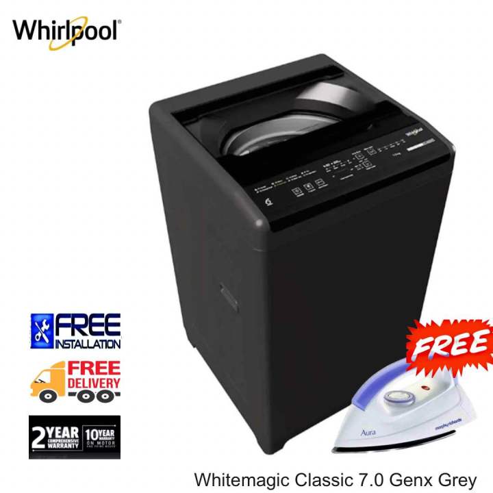 Whirlpool 7 Kg Fully Automatic Top Load Washing Machine WM Elite 7.5 ...