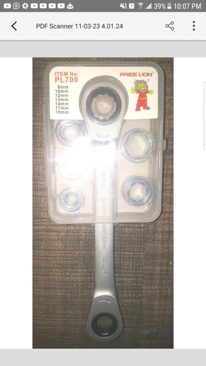 7PCS SPANNER KEY SET 8MM TO 19MM | Daraz.pk