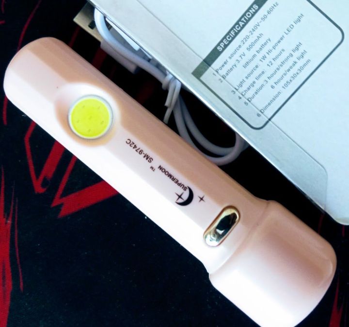 supermoon SM - 9742 rechargeable LED torch light | Daraz.com.bd
