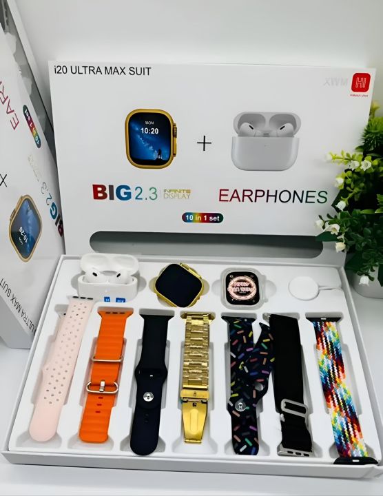 Ultra 7In 1 Smart Watch 2.1 inch , i20 Ultra max suit, G9 Ultra Max ...