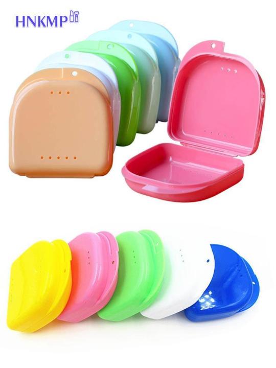 Retainer Case Mouth Guard Case Orthodontic Denture Storage Container ...