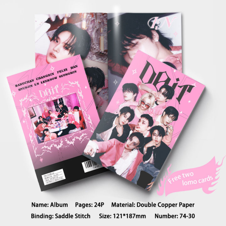 New Stray Kids 24Pcs Small Photo Book SKZOO Peripheral Collection Album ...