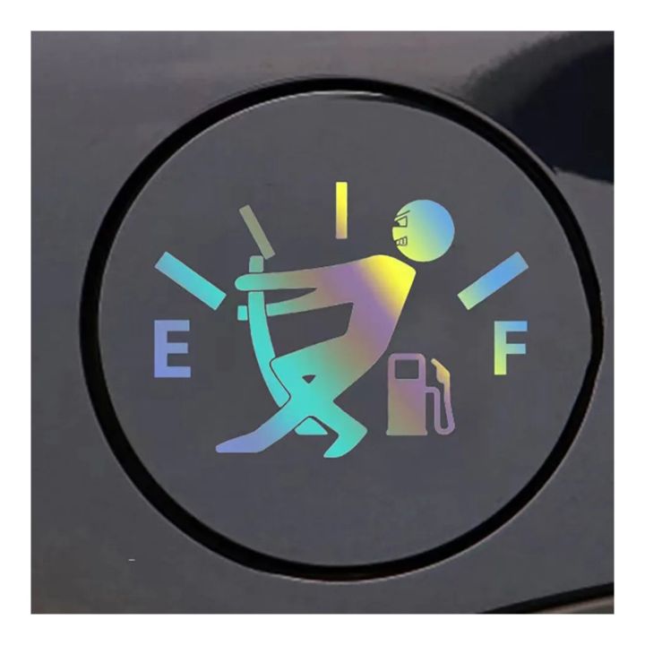 Reflective Fuel Tank Cap Sticker, Personalized Car Sticker, Funny Fuel ...